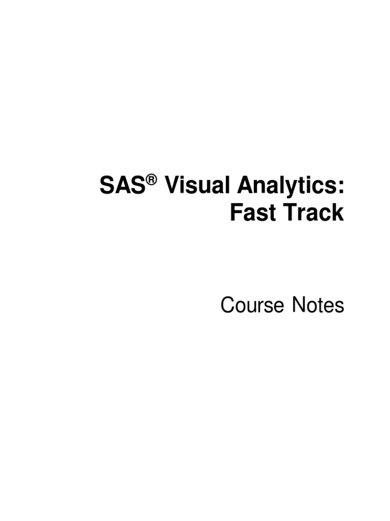 Visual Analytics PDF | PDF | Sas (Software) | Visualization (Graphics)