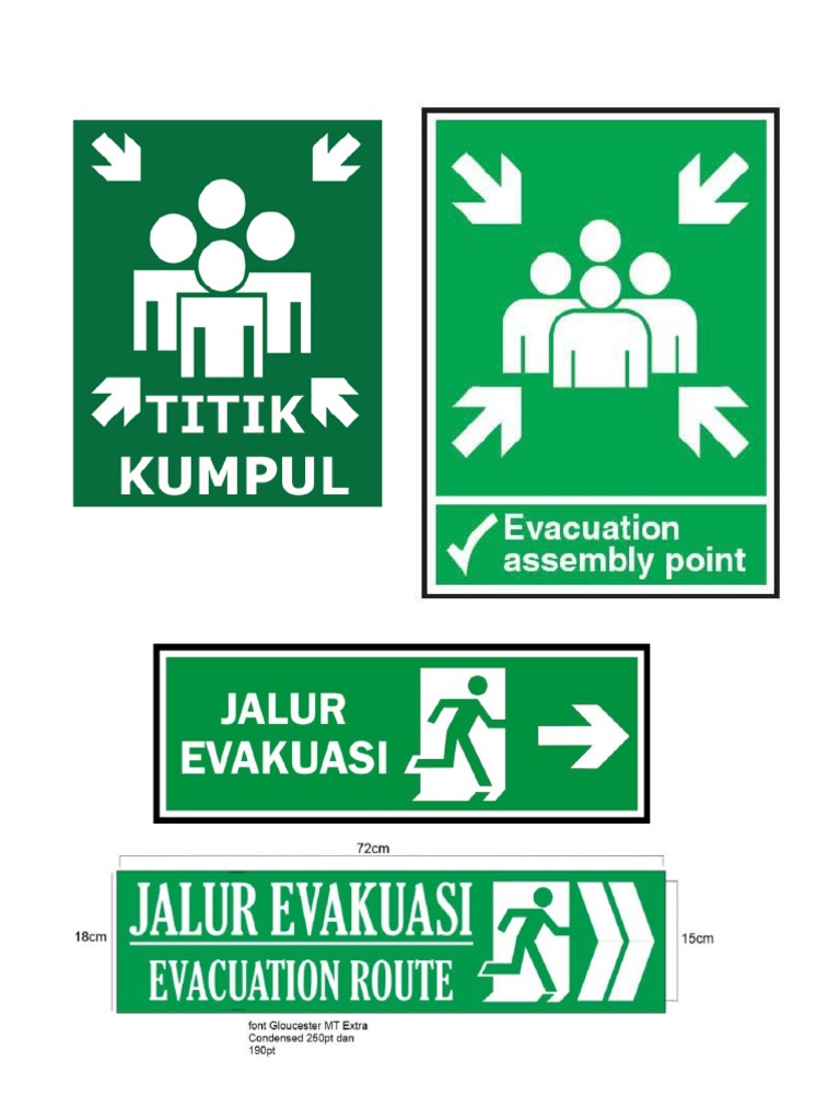 Jalur Evakuasi | PDF