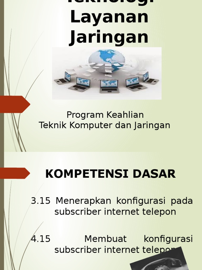 KD 3.15 Menerapkan Konfigurasi Pada Subscriber Internet Telepon | PDF