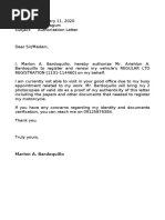 Authorization Letter PRC RENEWAL | PDF | Government And Personhood ...