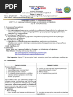 DLP ESP - Week 4. Q1 - Lipunang Sibil, Media at Simbahan | PDF