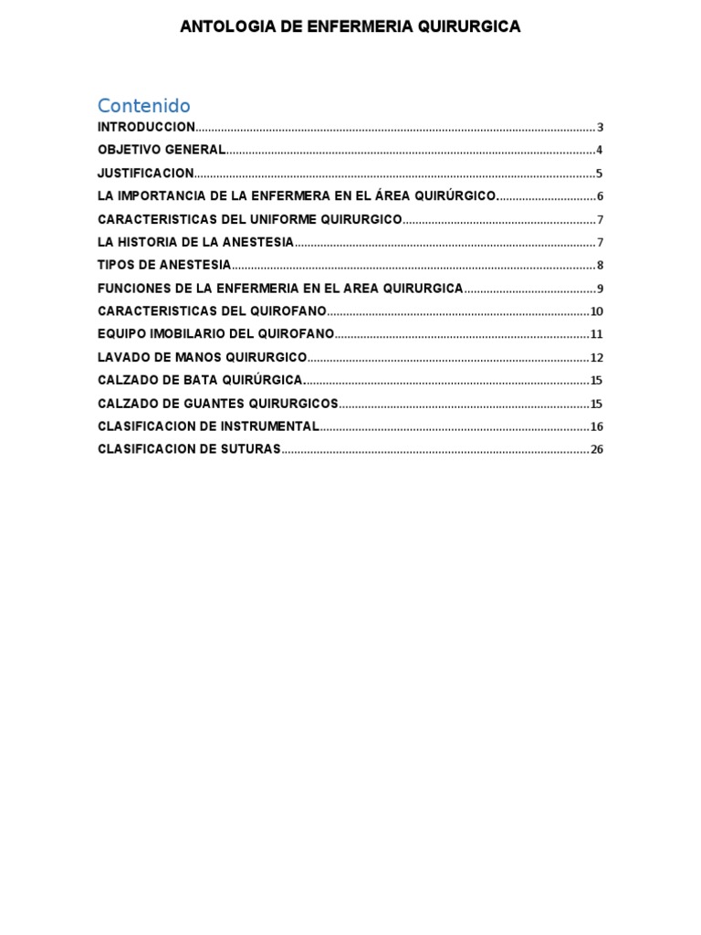 Antologia de Enfermeria Quirurgica | Descargar gratis PDF | Lavado de manos | Enfermería