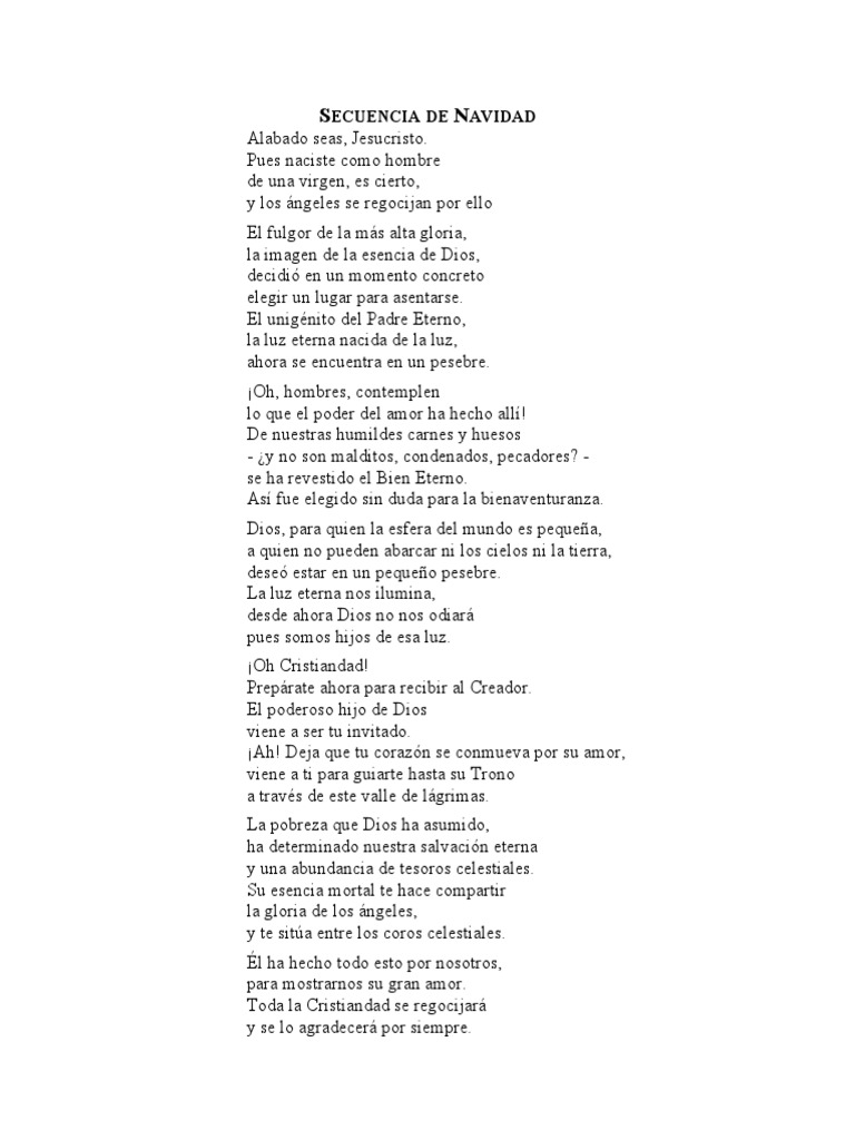 Secuencia de Navidad | PDF