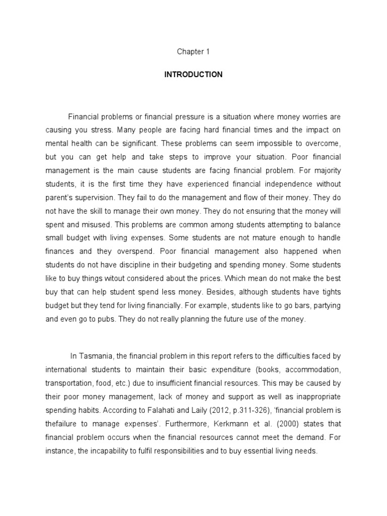 Investigating The Financial Management of Senior High Students | PDF ...