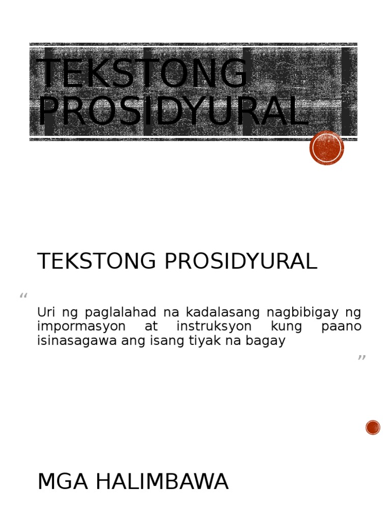 Tekstong Prosidyural | PDF