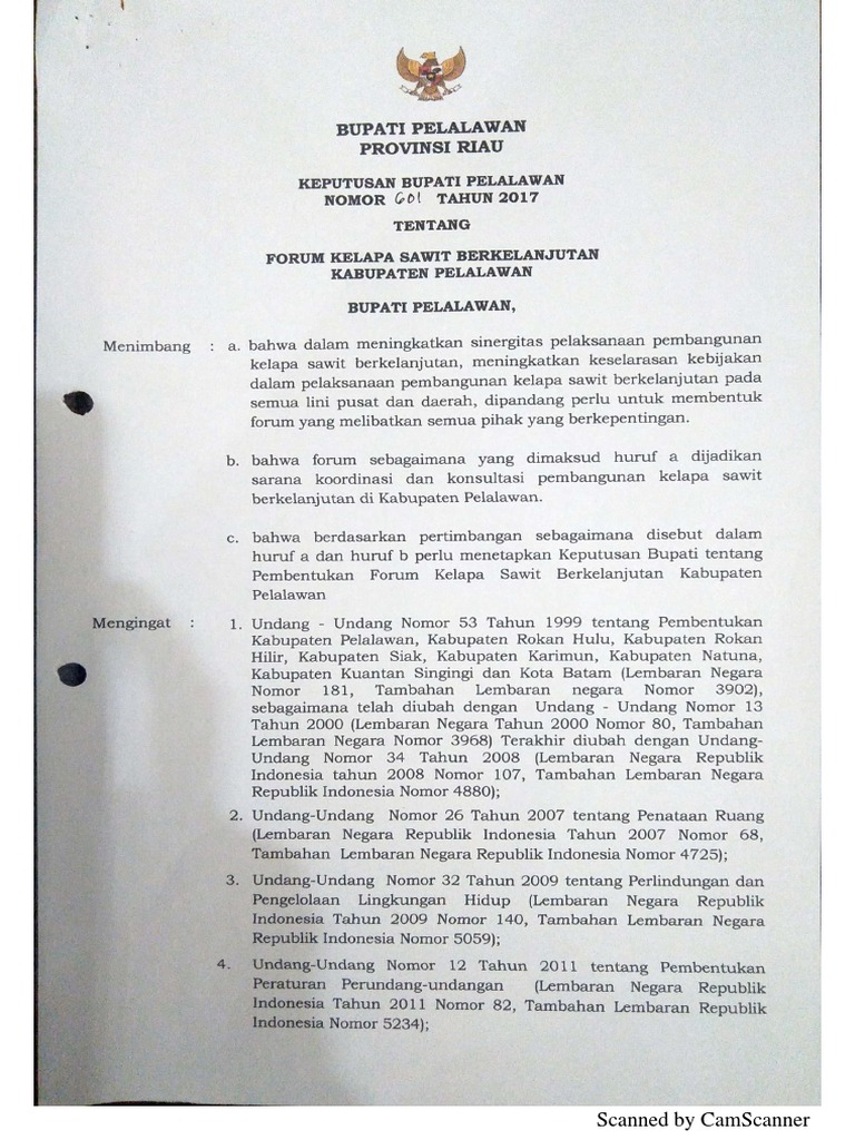 SK FoKSBI Pelalawan | PDF
