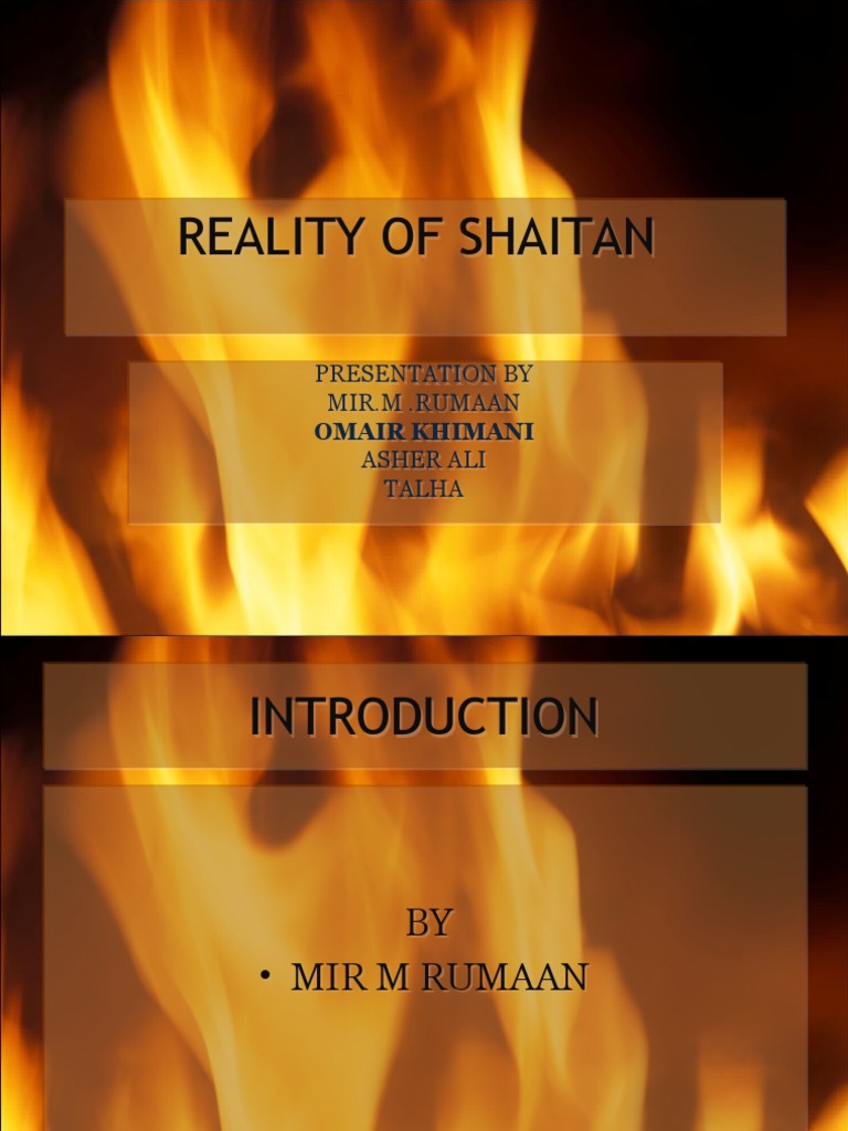 Reality of Shaitan | PDF | Theology | Abrahamic Religions
