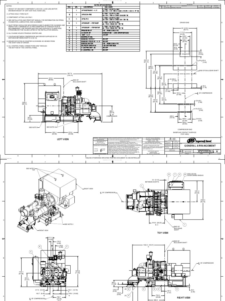 Especificaciones Compresor Centac C700 | PDF | Trade Secret | Pipe ...