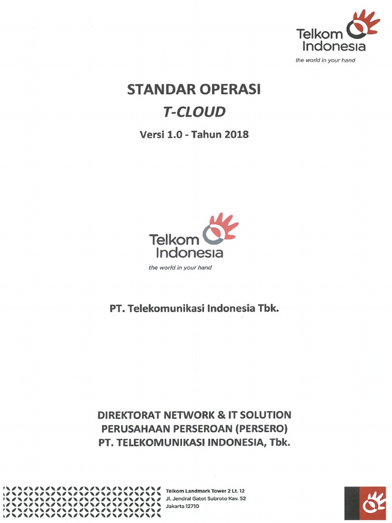 Standar Operasi T-Cloud - TTD Scan | PDF