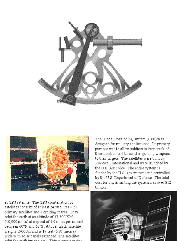 Gps Pdf Global Positioning System Satellite