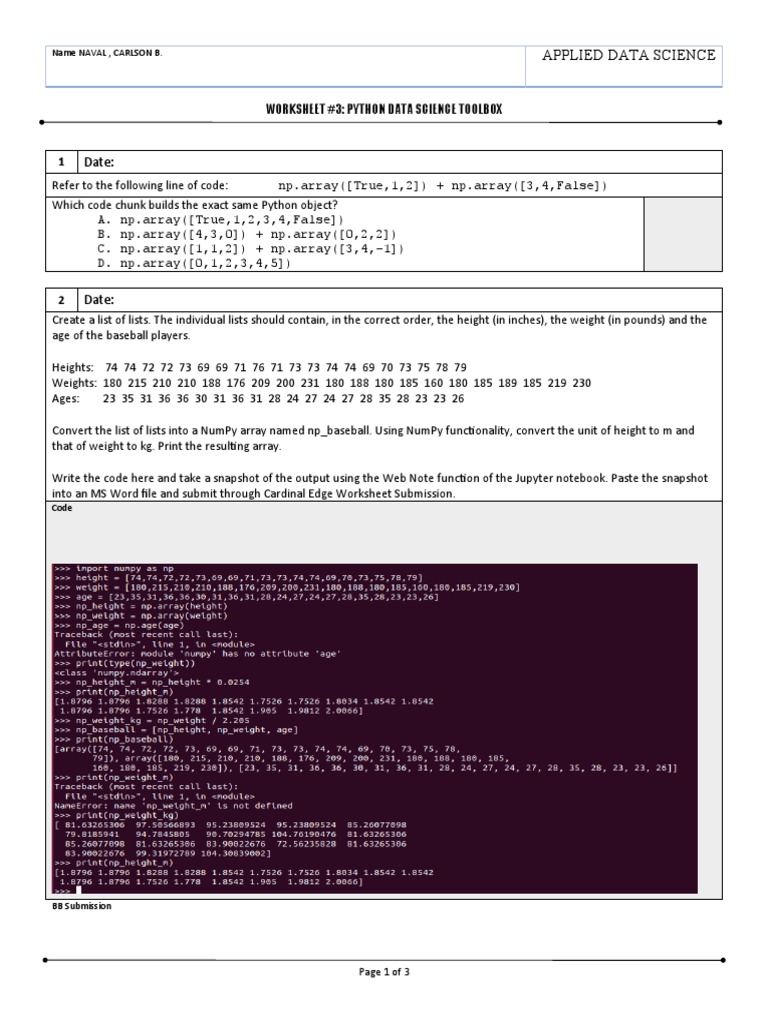 Python Data Science Toolbox | PDF | Software Engineering | Software