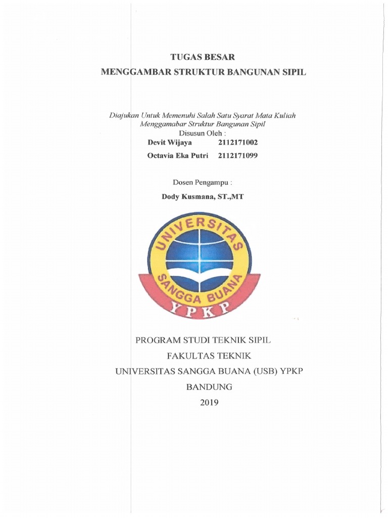 Menggambar Struktur Bangunan Sipil | PDF