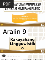 Grade 11 - Conative, Informative at Labeling Na Gamit NG Wika | PDF