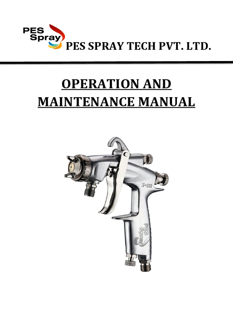 Pes Gun Manual - A5 Printable 2 | PDF | Valve | Nozzle