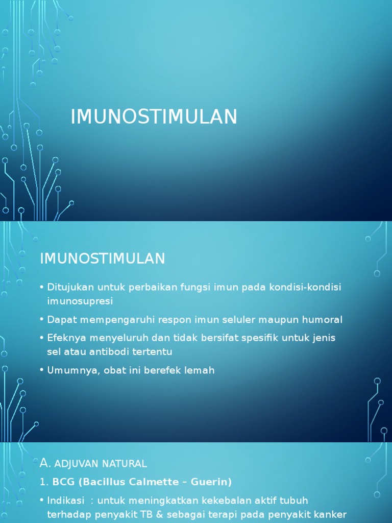 Imunostimulan | PDF