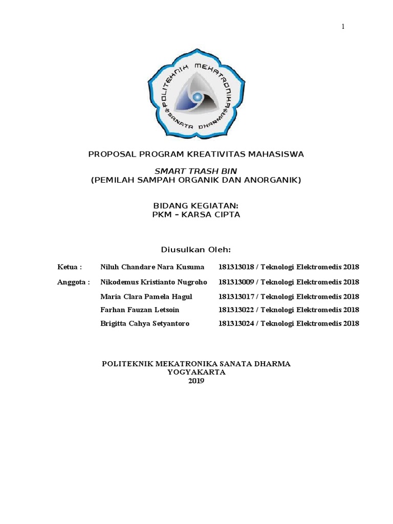 PKM Kelompok Cebong | PDF