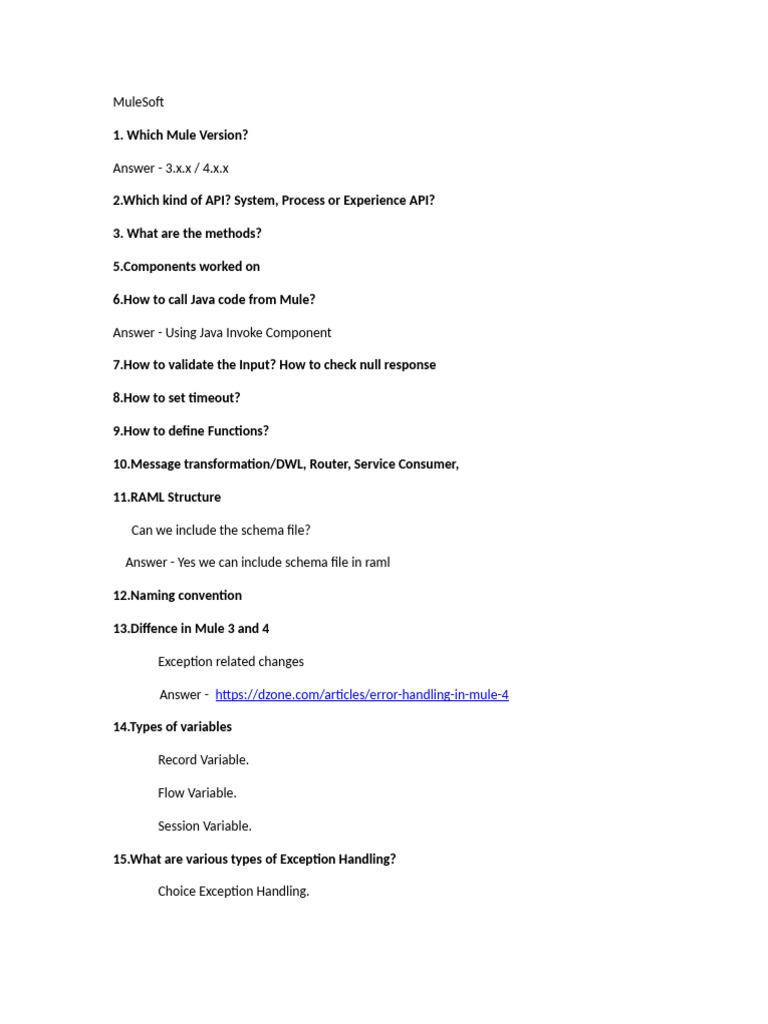 Mule Notes | PDF | Application Programming Interface | Representational ...