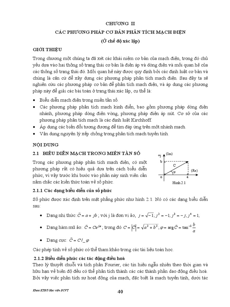 Ly Thuyet Mach Chuong 2 | PDF
