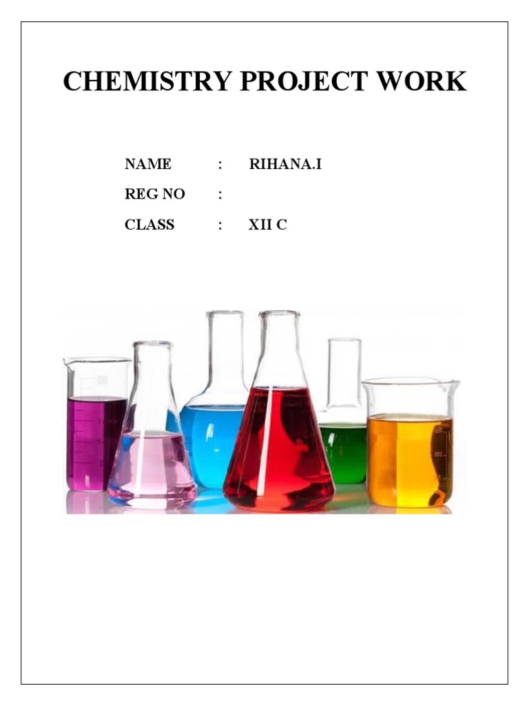 Chemistry Project Work | PDF