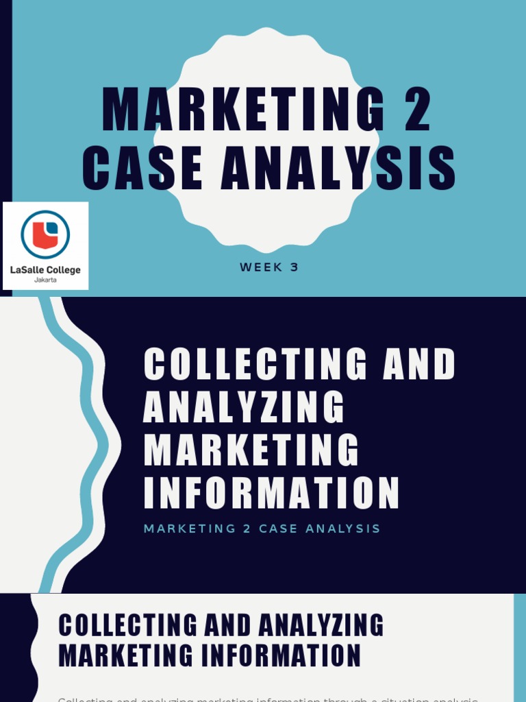 Marketing Case Study | PDF | Swot Analysis | Marketing Strategy