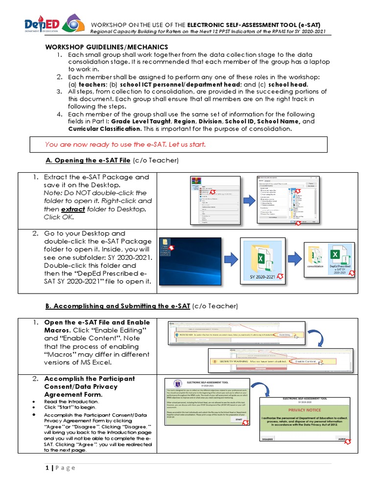 Workshop Proper Esat | PDF | Computer File | Microsoft Excel