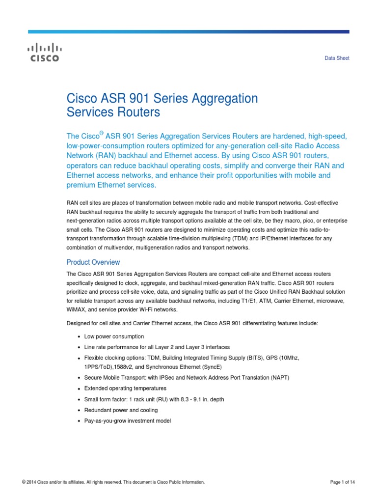 ASR901-10G Datasheet PDF | PDF | Multiprotocol Label Switching | Networking
