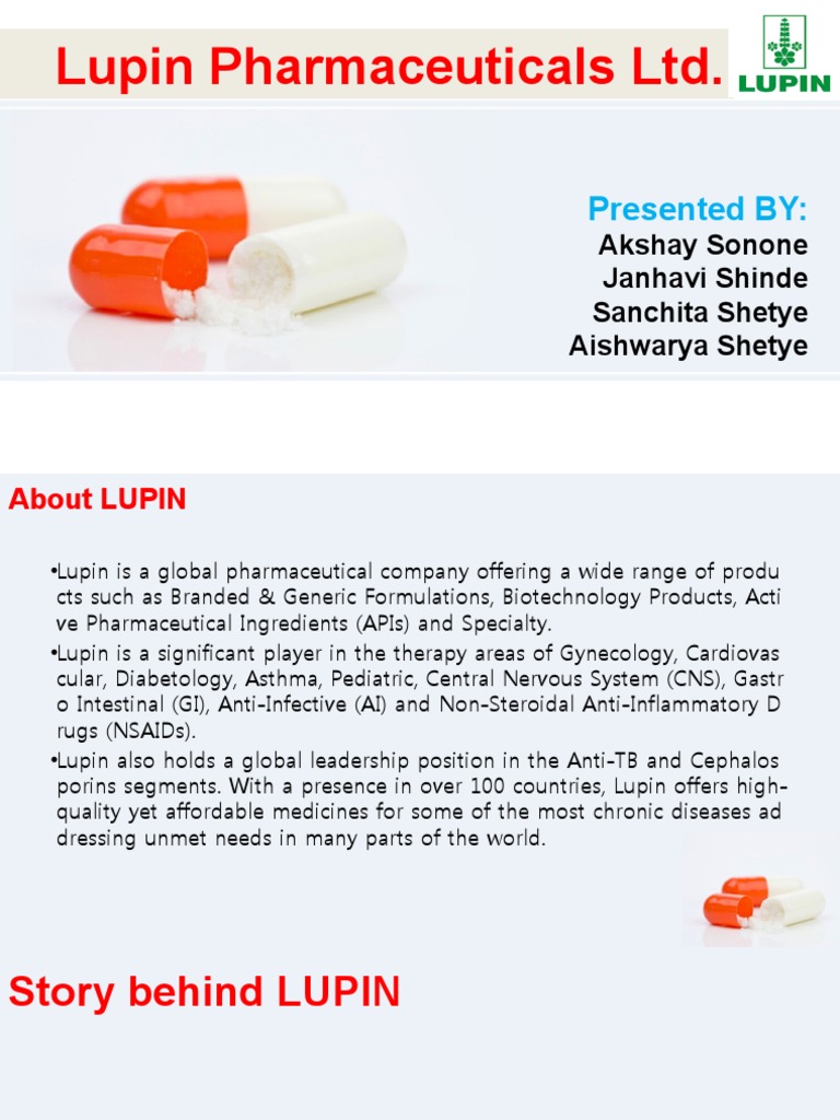 Lupin Presentation | PDF | Business
