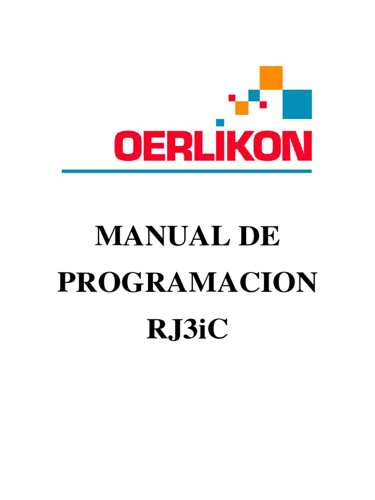 OERLIKON - Manual de Programacion FANUC RJ3iC | PDF | Robot | Robótica