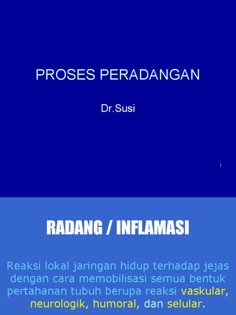 Proses Peradangan | PDF