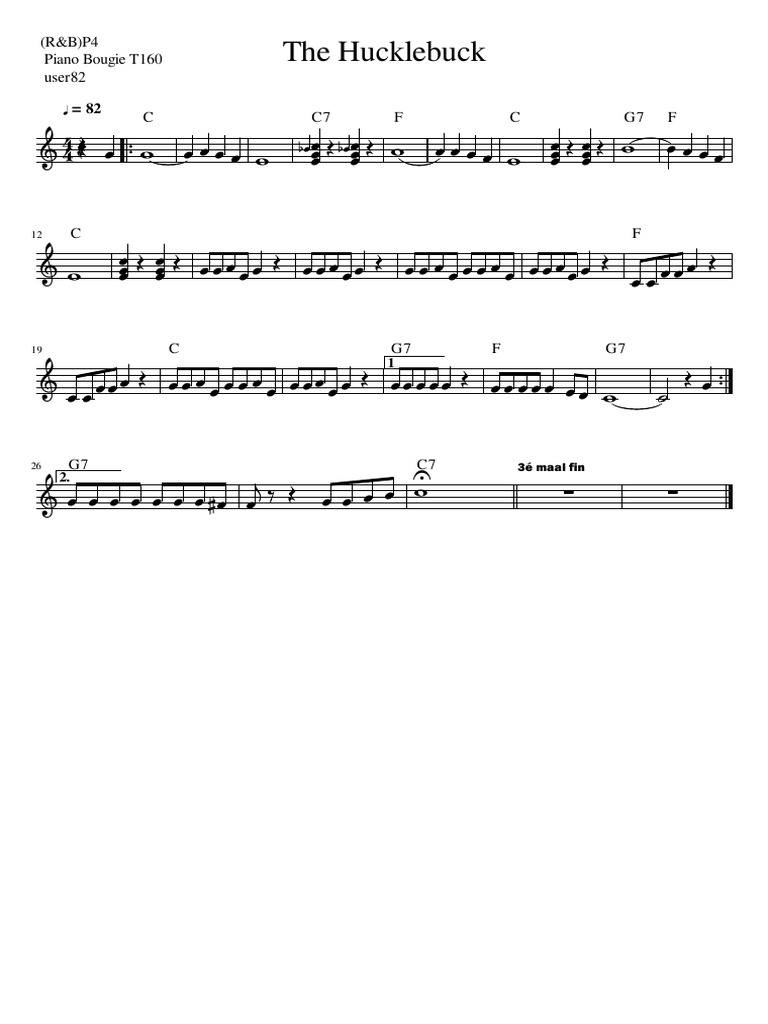 The Hucklebuck | PDF