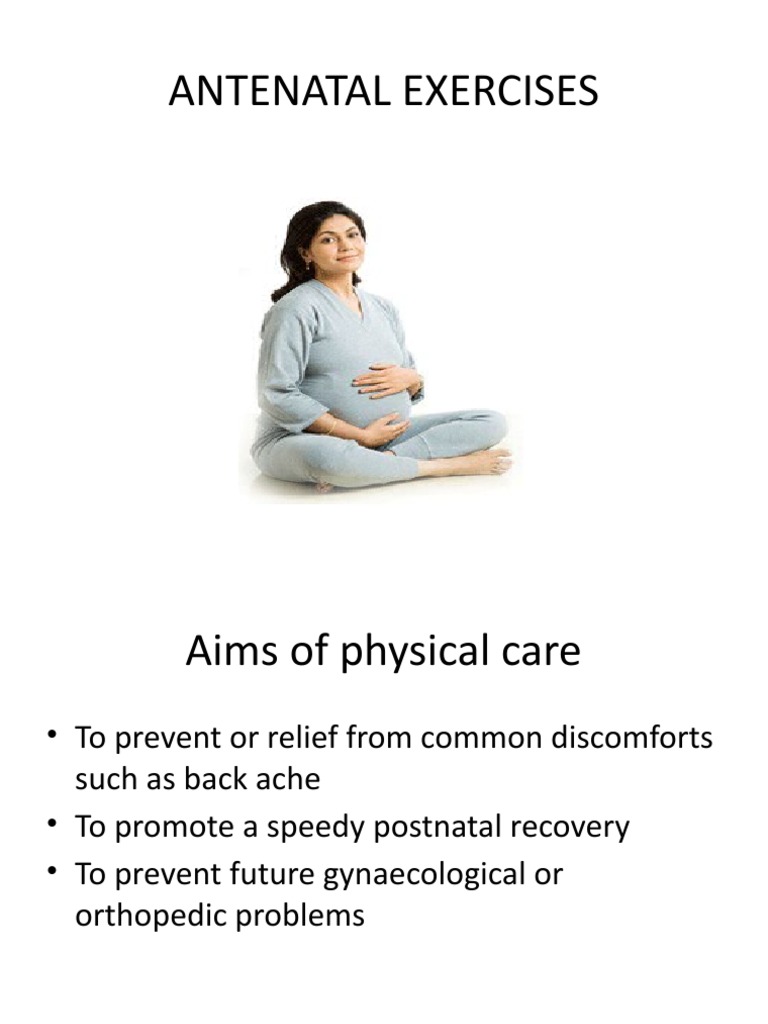 Antenatal Exercise | PDF | Childbirth | Pregnancy