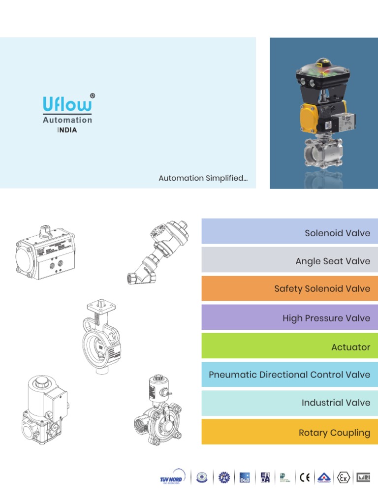 Uflow Automation - Catalogue | PDF | Valve | Actuator
