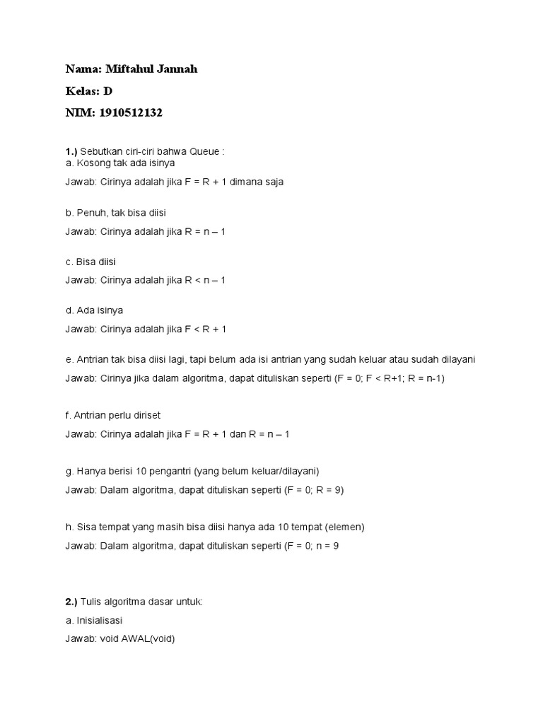 Tugas Strukdat | PDF