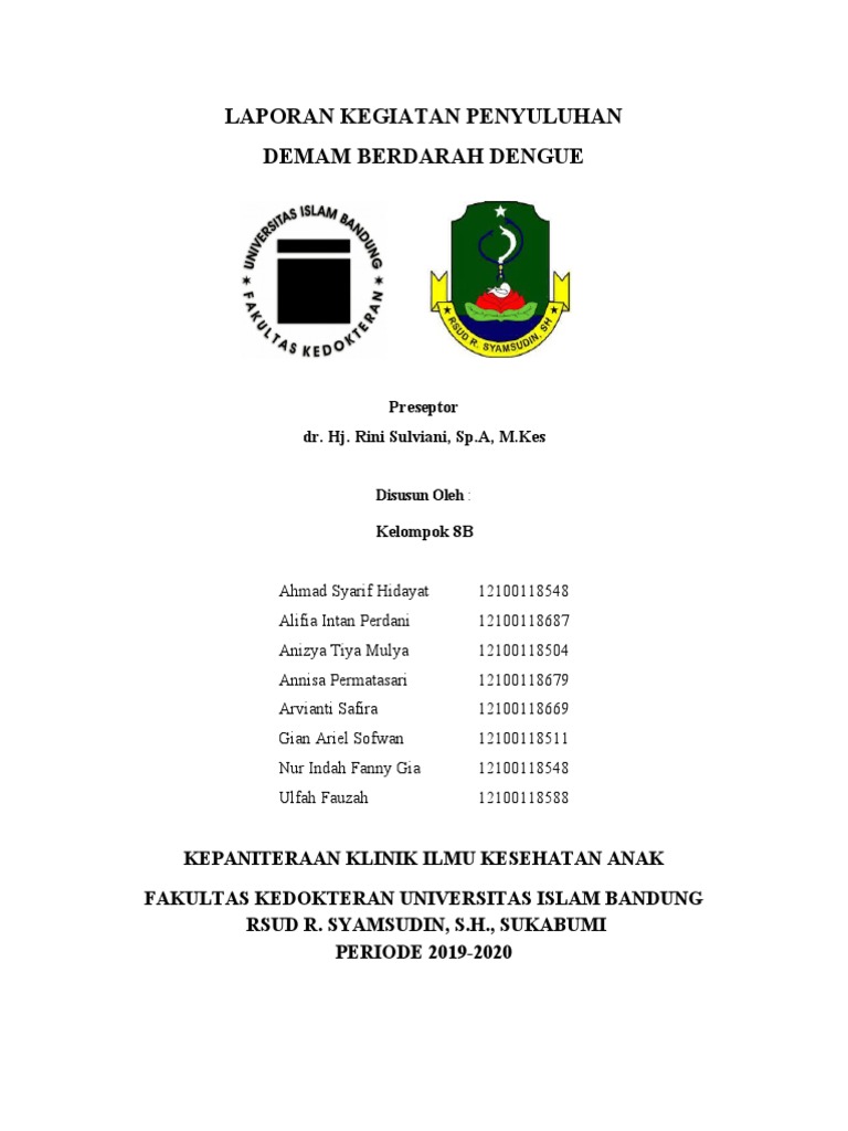 Laporan Penyuluhan DBD - Sukabumi | PDF