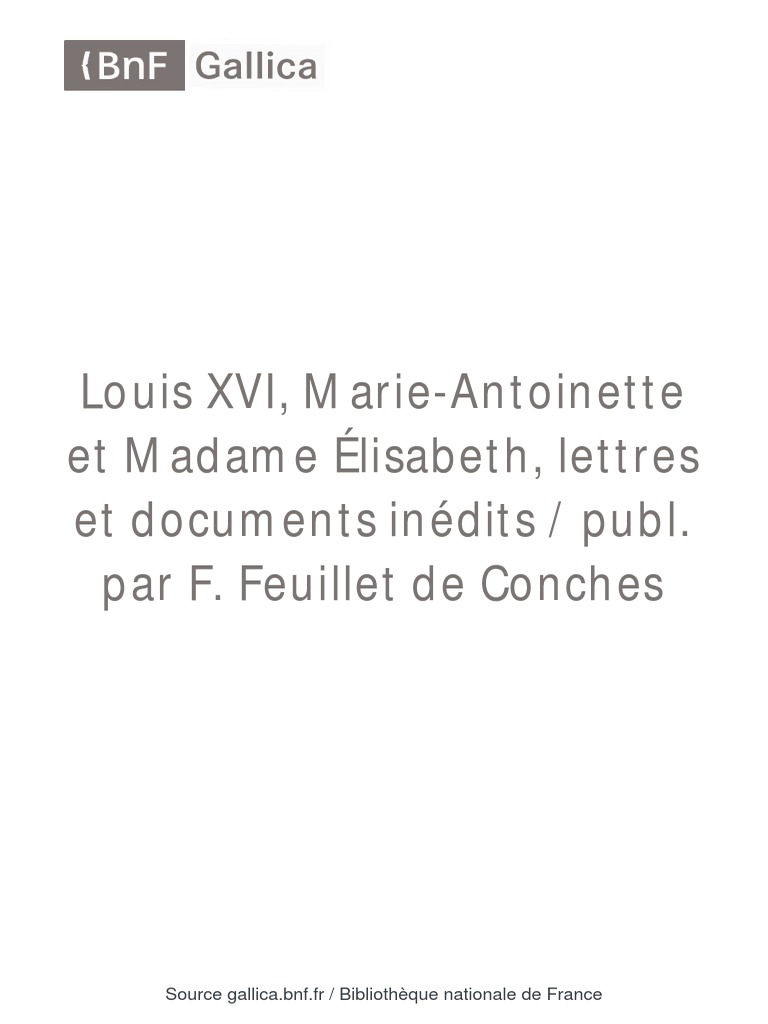Louis XVI Marie-Antoinette PDF | PDF | Marie-Antoinette | Bibliothèques