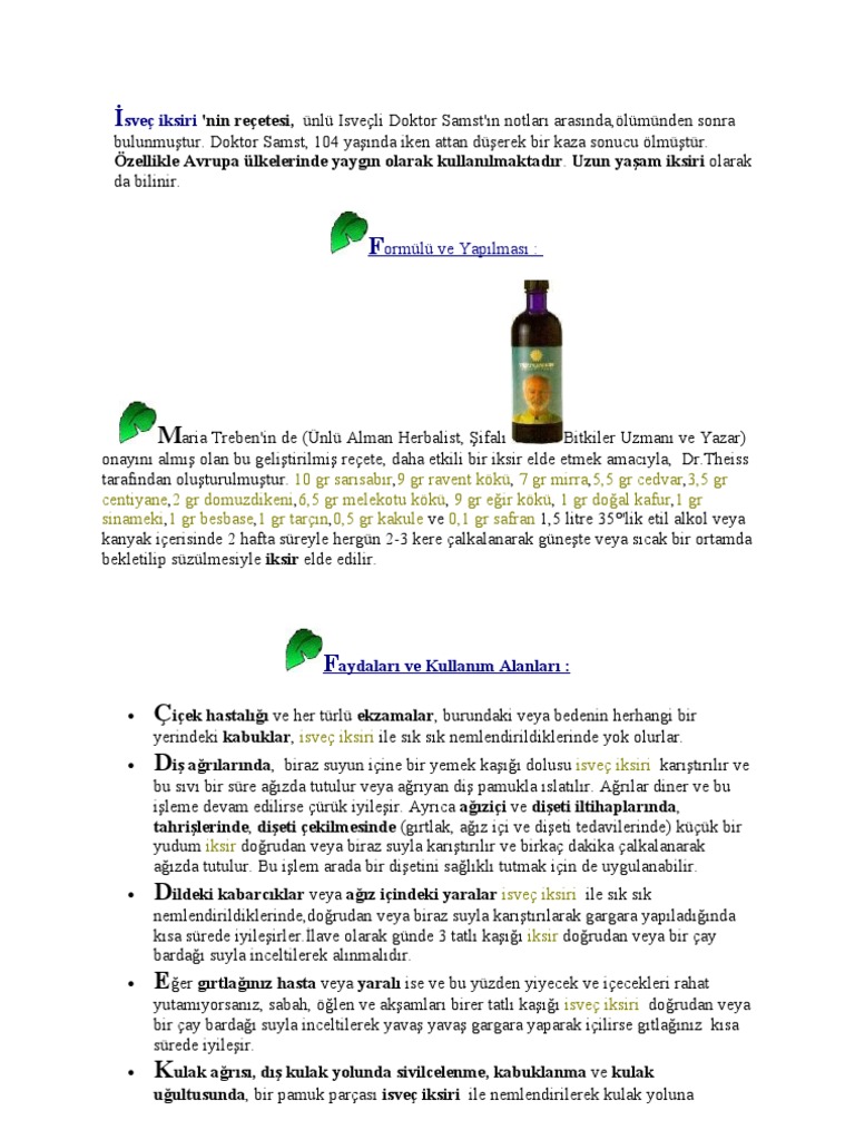 İsveç Iksiri | PDF