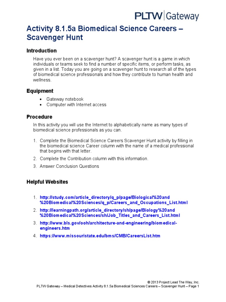 Biomedical Science Careers