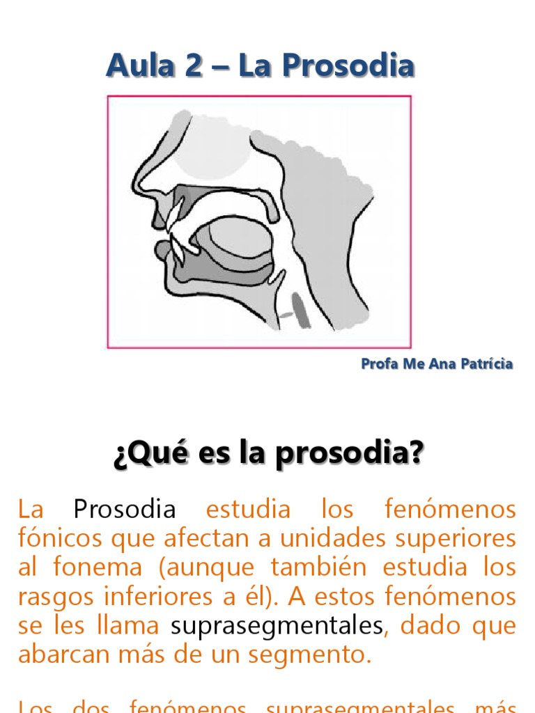 Apresentacao Aula 2 La Prosodia Conceptos y Actividades | PDF | Palabra ...