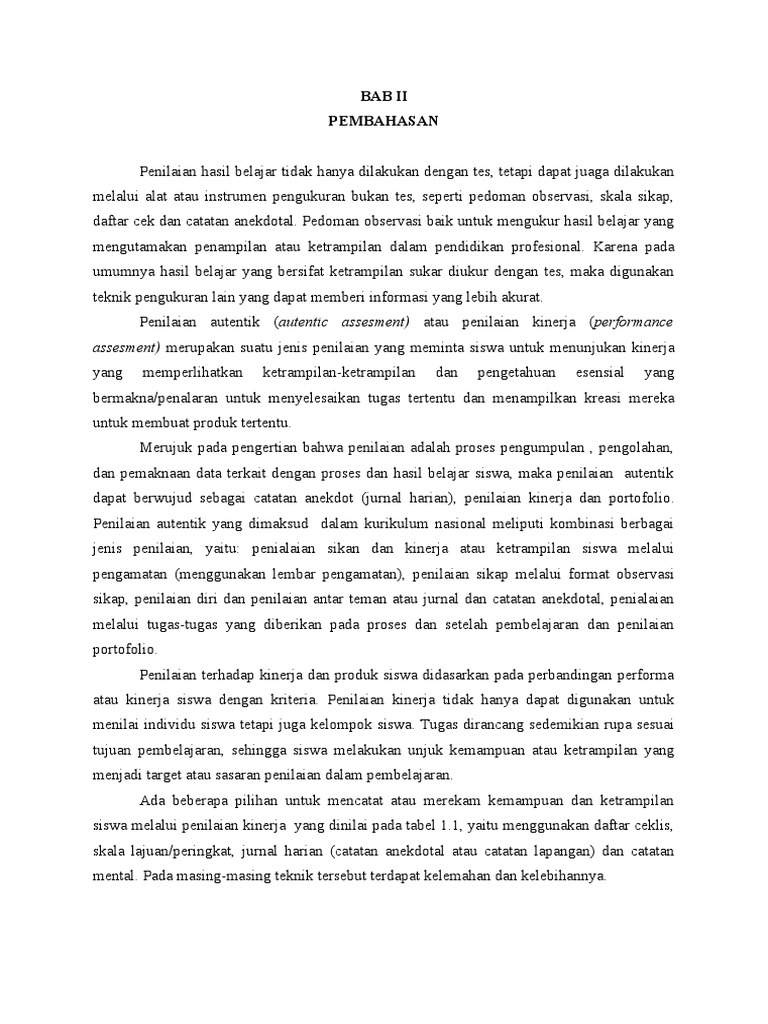 Makalah Evaluasi Pembelejaran k6 | PDF