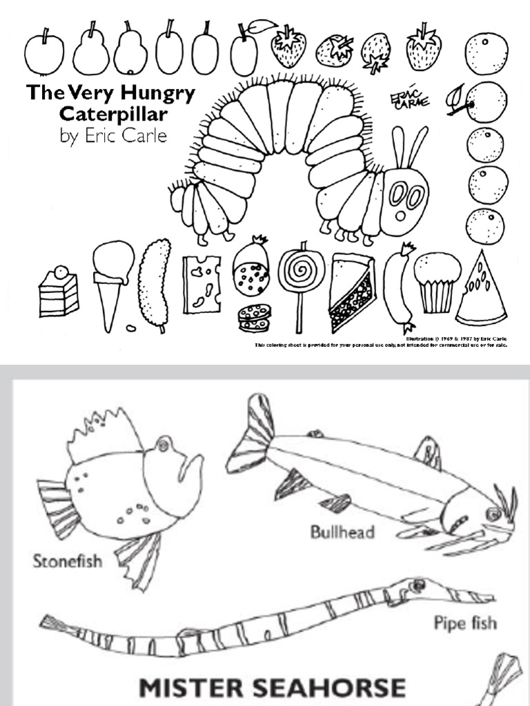 Eric Carle Coloring Sheets | PDF