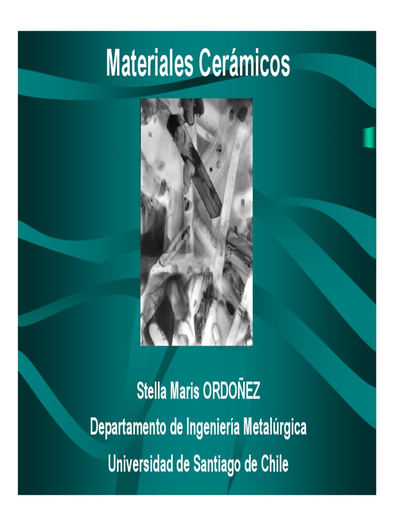 Materiales Ceramicos PDF | PDF | Sinterización | Enlace químico