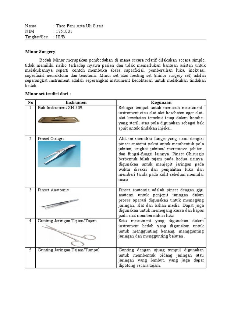Minor Instrumen | PDF