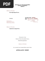 Appellant Brief Sample | PDF | Brief (Law) | Appeal