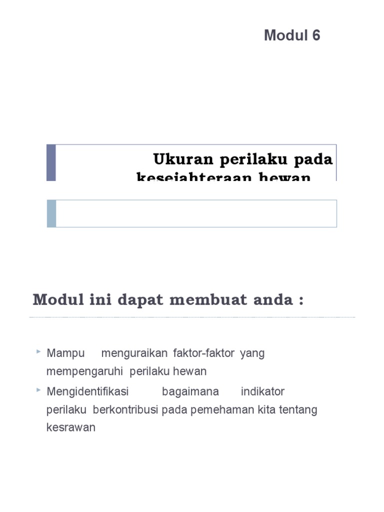 Kesrawan Modul 6 | PDF