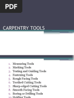 Testing and Guiding Tools in Carpentry | PDF | Equipment | Crafts