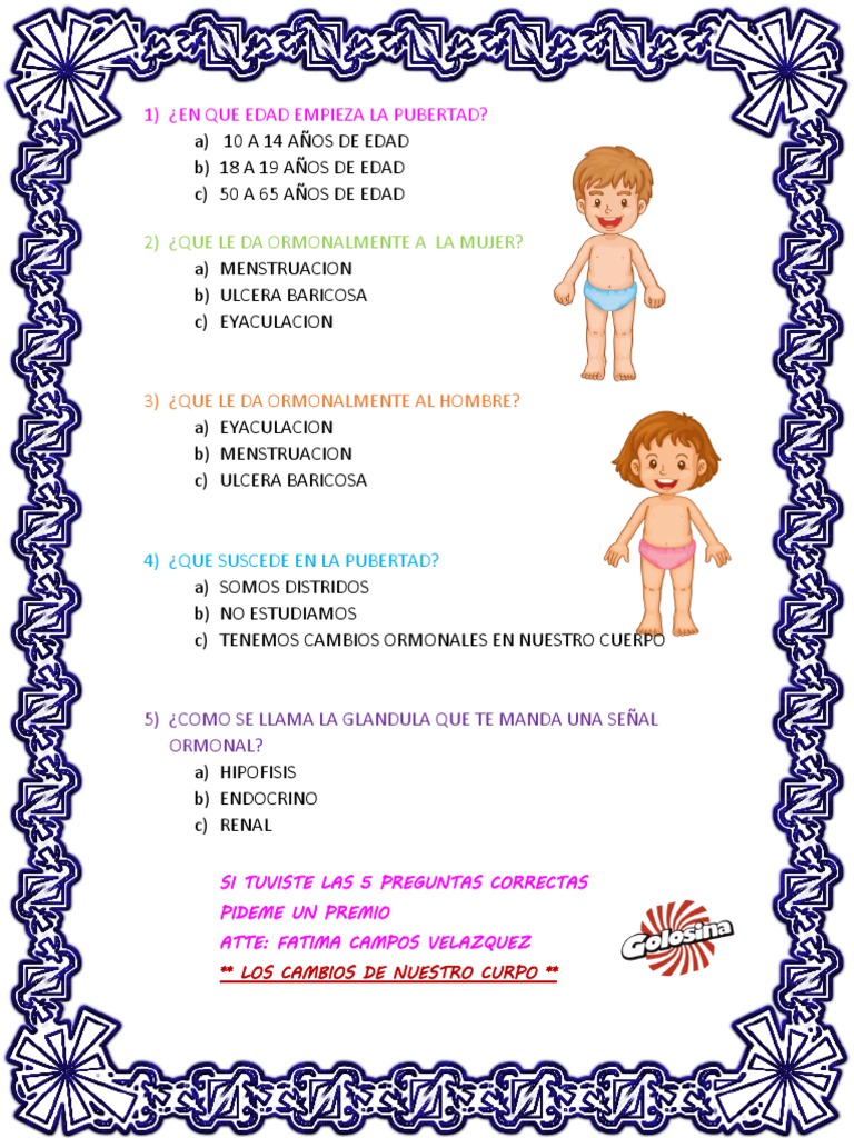 En Que Edad Empieza La Pubertad | PDF