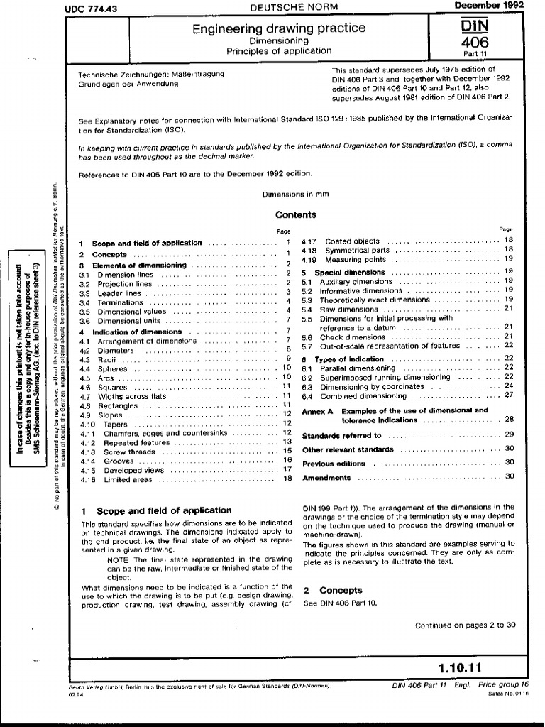DIN 406-11 1992-12 e | PDF