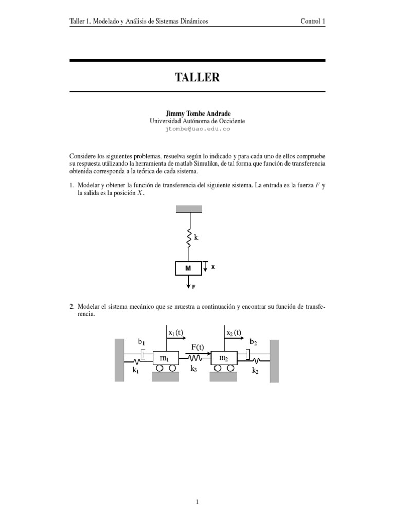 Taller Modelado SD | PDF