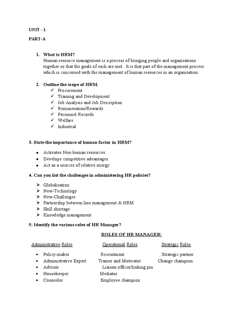Understanding Human Resource Management | PDF | Recruitment | Human ...