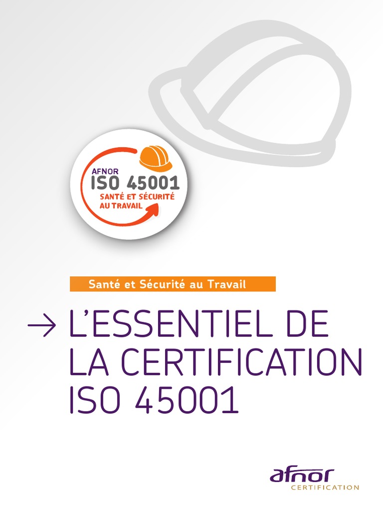 Afnor Guide Transition ISO 45001 VF PDF | PDF | Affaires | Finance et ...